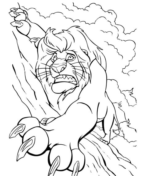 Álbumes 103 Imagen Dibujos Del Rey León Para Colorear Lleno