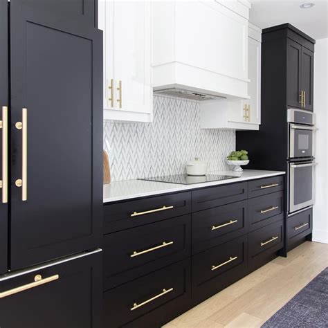24 Black Cabinets With Brass Hardware Elegant Glamorous Artofit
