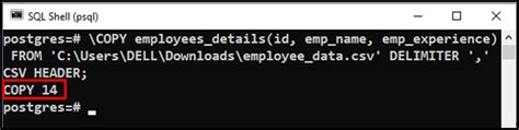 How To Import Or Export Csv Files To Postgresql Using Psql Commandprompt Inc