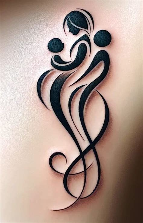 Mom Of Two Tattoo Ideas Shoestring Baby In Elegant Tattoos