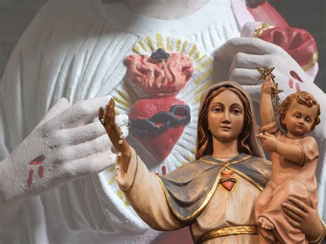 Sagrado Cora O De Jesus E O Imaculado Cora O Da Maria