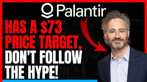 Palantir Stock News PLTR Stock Got A 73 Price Target Palantir