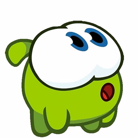 Sparkling Eyes Nibble Nom Sticker Sparkling Eyes Nibble Nom Om Nom