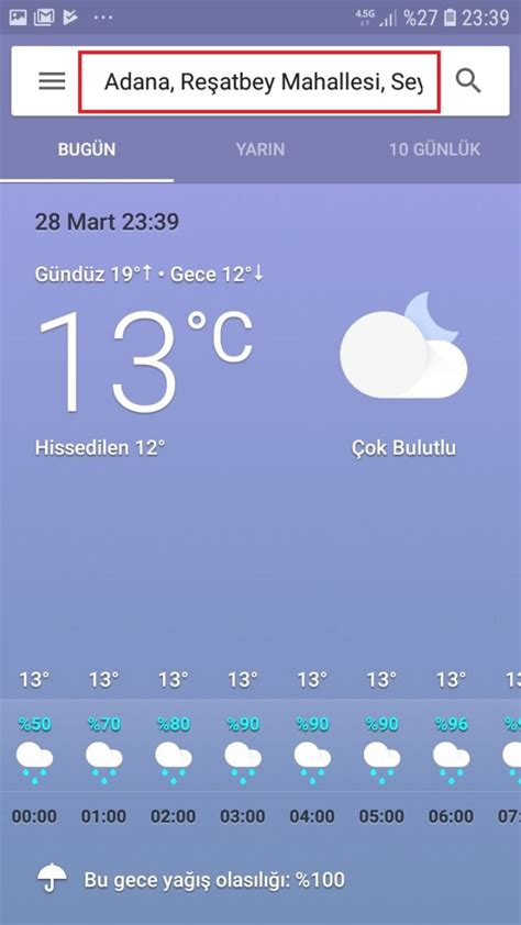 Android de Google ın Gizli Hava Durumu Uygulamasını Ana Ekrana Ekleme