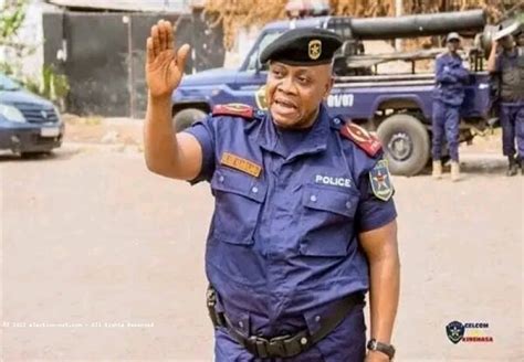 RDC Le Chef De La Police Ville De Kinshasa Suspendu Election Net