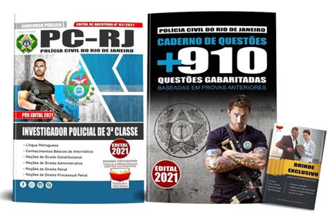 Apostila Concurso Polícia Civil Rj Investigador Policial Kit