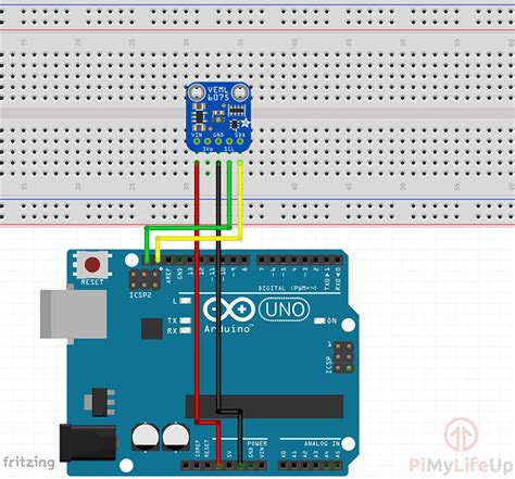 Arduino Uv Sensor Using The Veml Pi My Life Up
