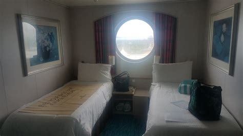 Mid Ship Oceanview Porthole Window Stateroom Cabin Category OF