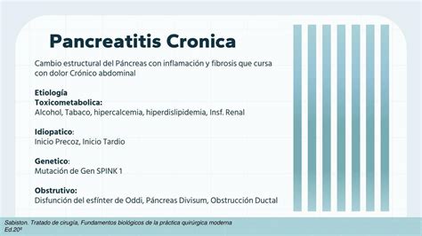 Pancreatitis Crónica Medicina Óptima uDocz