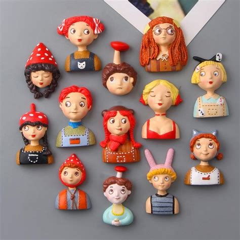 Qiuhong Shop No 8 Stili Karikatür Erkek Kız Buzdolabı Fiyatı