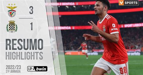 Résultat Benfica Boavista 3 1 la 21e journée de Liga Portugal