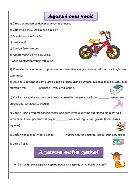 Atividades Pronomes Possessivos E Demonstrativos Revoeduca