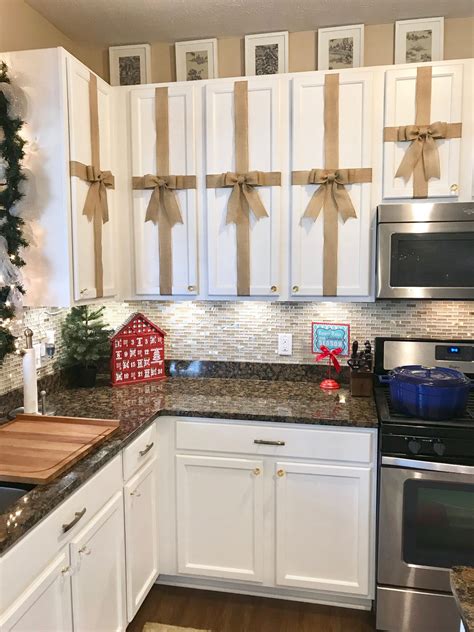 Christmas Decorating Ideas For Top Of Kitchen Cabinets Decor Color