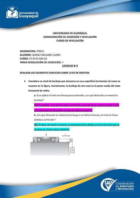 U5 Clase 27 28 S7 Fisicaa S7 2 UNIVERSIDAD DE GUAYAQUIL