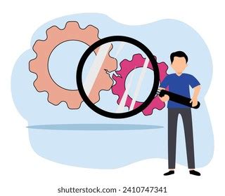 Analyzing Problem Problem Solving Concept Stock Vector Royalty Free