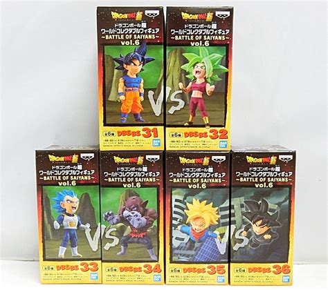 楽天市場中古未開封品ドラゴンボール超 ワールドコレクタブルフィギュア BATTLE OF SAIYANS vol 6 全6