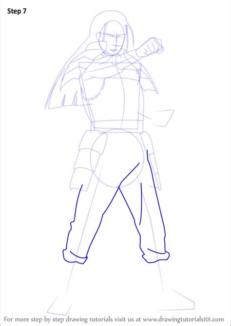 Learn How To Draw Hashirama Senju From Naruto Naruto Step By Step