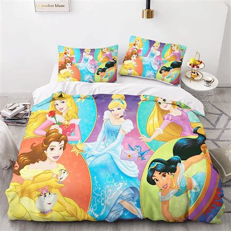 UNAGRI Parure De Lit Princesse 135 X 200 Cm Belle Belle Dormant
