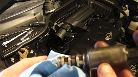 Vanos VVT Solenoid Change 2008 Mini Cooper Clubman Non S YouTube