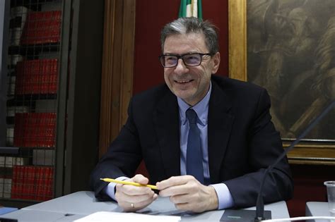 Il ministro dell Economia Giorgetti sul Patto di Stabilità Un