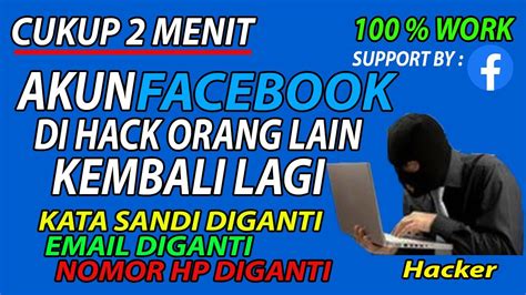 AKUN FB DIHACK Begini Cara Mengembalikan Akun Facebook Yang Dibajak