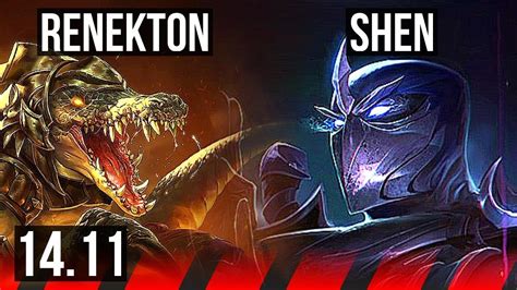 Renekton Vs Shen Top Legendary Games Kr Master