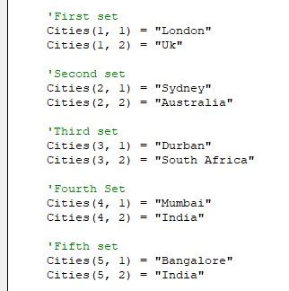 VBA Arrays Top 5 Types Property Declaration Examples