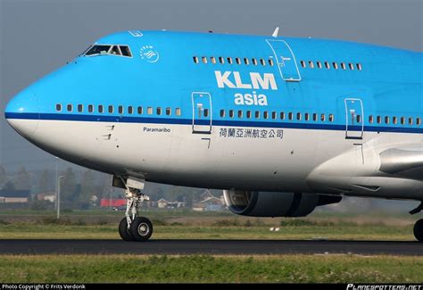 PH BFP KLM Asia Boeing 747 406 M Photo By Frits Verdonk ID 011300