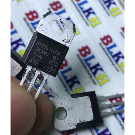 IC TRIAC BTA06 600C 6A 600V TO 220 chính hãng ST Shopee Việt Nam