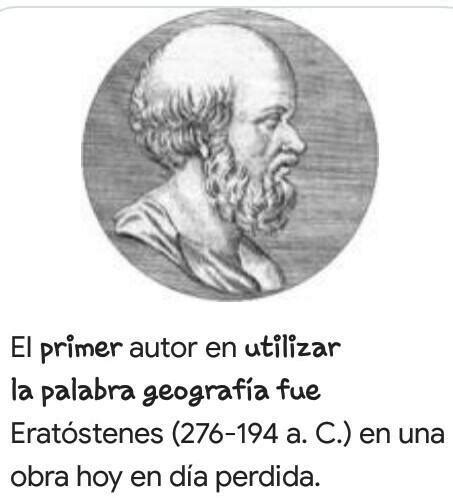 quien fue el primer hombre en utilizar la palabra geografía Brainly lat