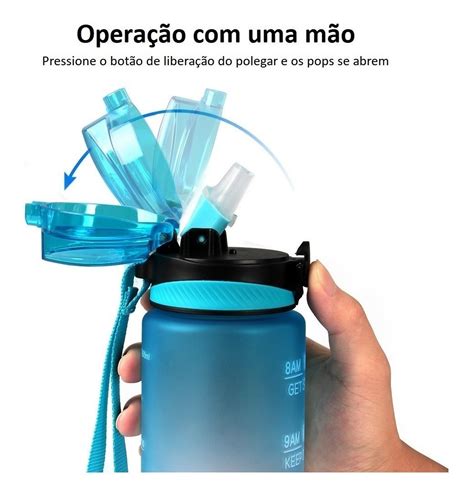 Garrafa Squeeze De Água Para Academia 1l Fitness Tie Dye MercadoLivre