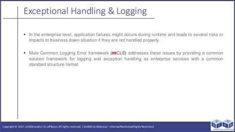 mule common logging and error handling framework