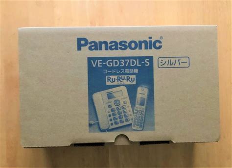 ヤフオク Panasonic VE GD37DL S デジタルコードレス電話