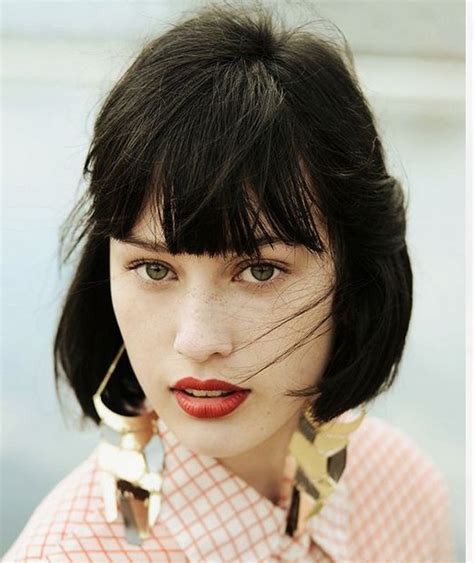 35 modèles de coiffure avec frange Sur cheveux courts ou longs