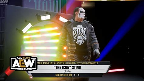 Aew Fight Forever Jeff Hardy Sting Entrances Ps Youtube