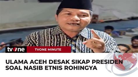 Ulama Aceh Beri Pesan Kepada Presiden Jokowi Soal Pengungsi Rohingya