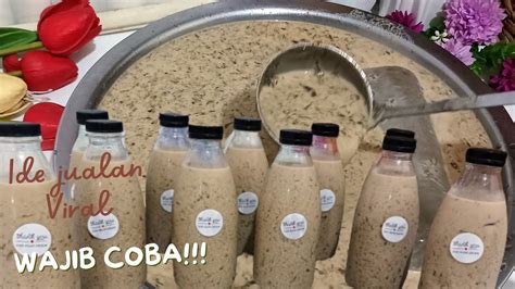 RESEP ES LUMUT CAPPUCINO CINCAU NUTRIJEL IDE JUALAN VIRAL YANG LARIS