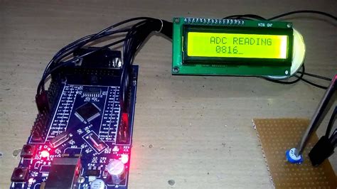 how to use inbuilt adc of lpc2148 youtube