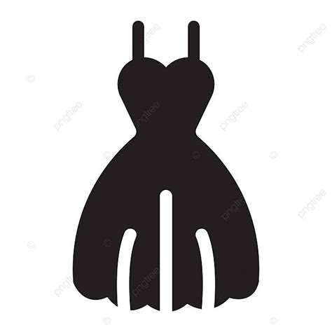 Dress Fashion Icon Lady Vector Fashion Icon Lady Png And Vector With