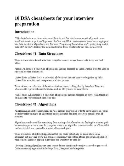 10 dsa cheatsheets for your interview preparation pdf dynamic programming array data structure