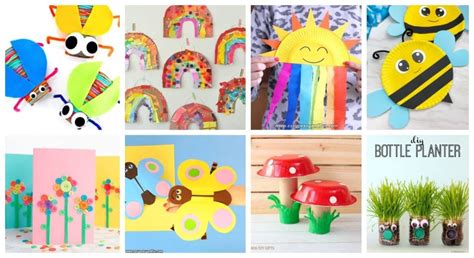 30 Manualidades de Primavera Ideas infantiles fáciles de hacer