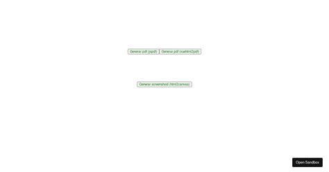 vue html2pdf examples codesandbox