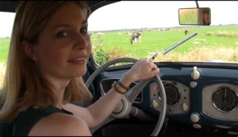 PedalClassics Ann Driving The 1952 VW Beetle