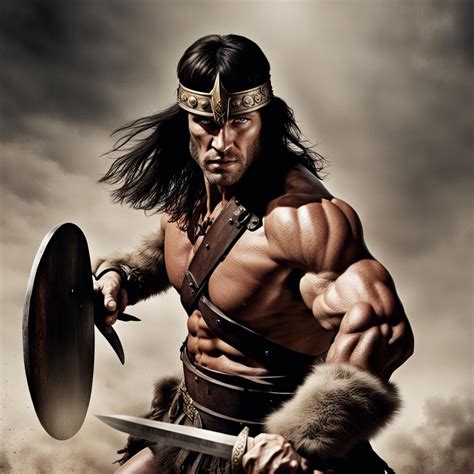Conan The Barbarian In Battle Style Jimmy Nelson Ai Generated Artwork Nightcafe Creator