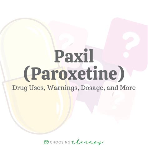 Everything To Know About Paxil Paroxetine
