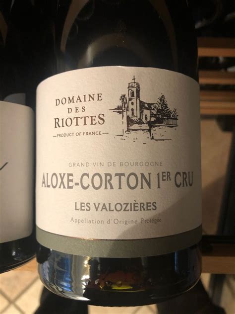 2019 Domaine Des Riottes Aloxe Corton 1er Cru Premier Cru Les