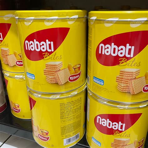 Jual Wafer Kaleng Nabati Bites Richeese Keju 300 Gram Shopee Indonesia