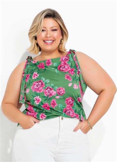 Plus Size Feminino Marguerite