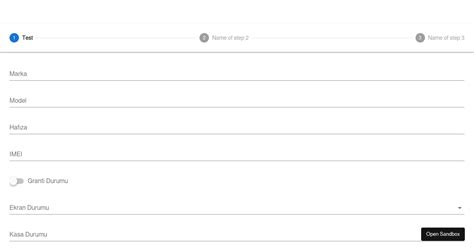 Vuetify Multi Step Form Codesandbox