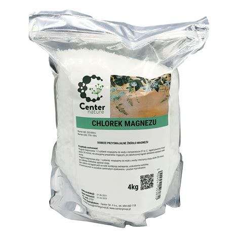 Chlorek magnezu do kąpieli 4kg Center Group
